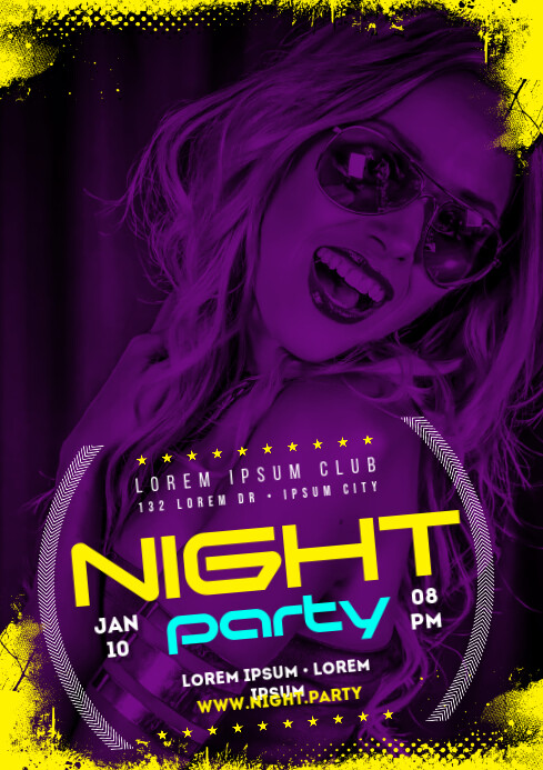 Copy of NIGHT PARTY POSTER | PosterMyWall