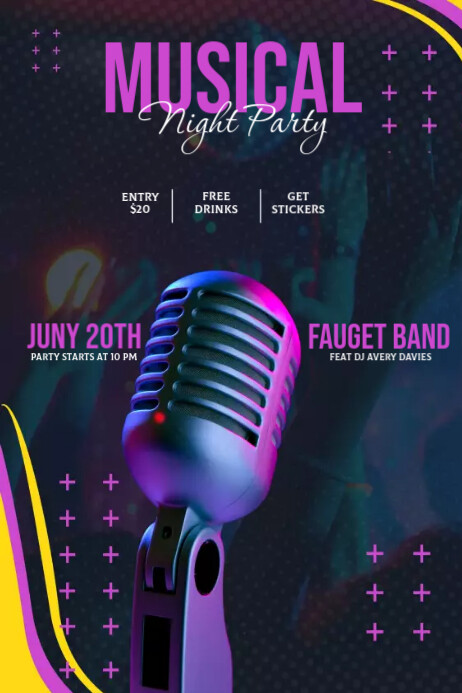 Night Party Poster Template | PosterMyWall