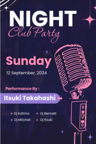 Night Party Poster Template | PosterMyWall