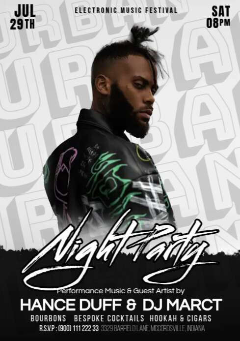 Night Party Poster Template | PosterMyWall