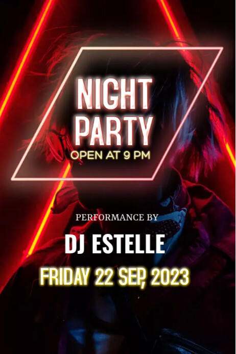 Night Party Poster Template | PosterMyWall