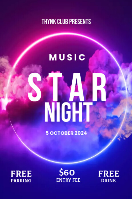 Night Party Poster Template | PosterMyWall