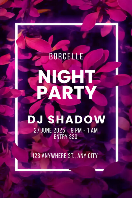 Night Party Poster Template | PosterMyWall