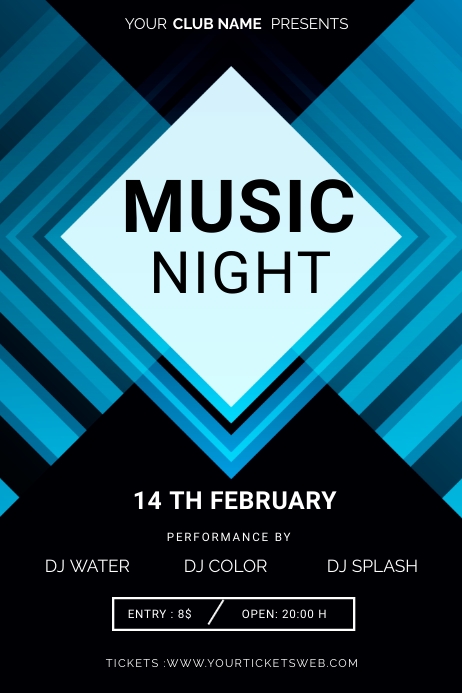 Copy of NIGHT PARTY POSTER TEMPLATE | PosterMyWall