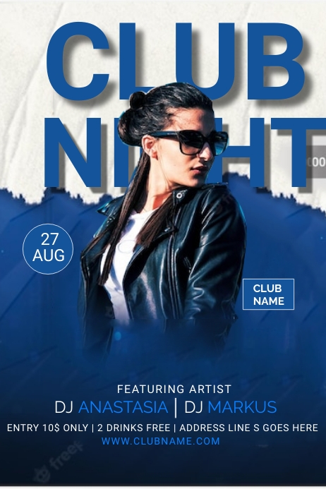 Plantilla de Póster de Fiesta Nocturna | PosterMyWall