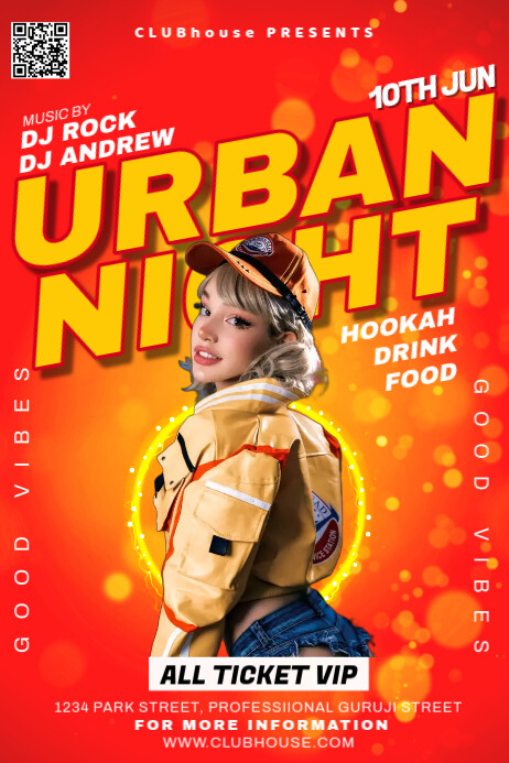 night party social media template | PosterMyWall