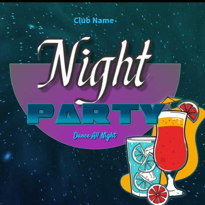 Night Party Template | PosterMyWall