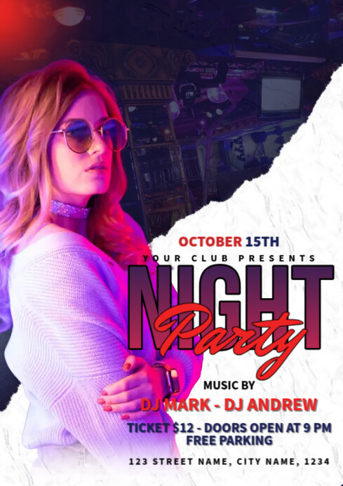 Night Party Template | PosterMyWall