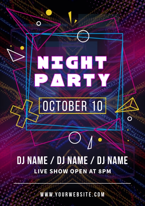 Night Party Template | PosterMyWall