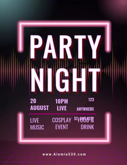 Night party template | PosterMyWall