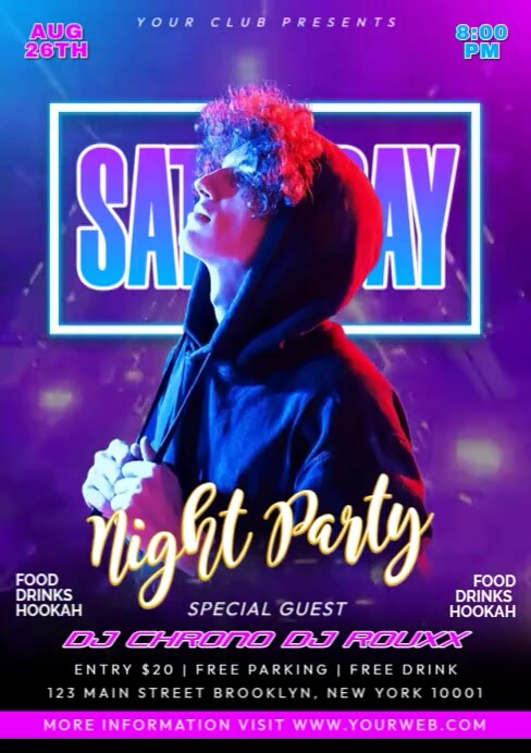 Night Party Video Ads Template | PosterMyWall