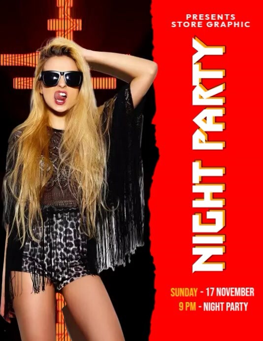Night Party Video Ads Template | PosterMyWall