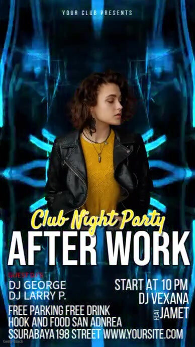 Plantilla de Night Party Video | PosterMyWall