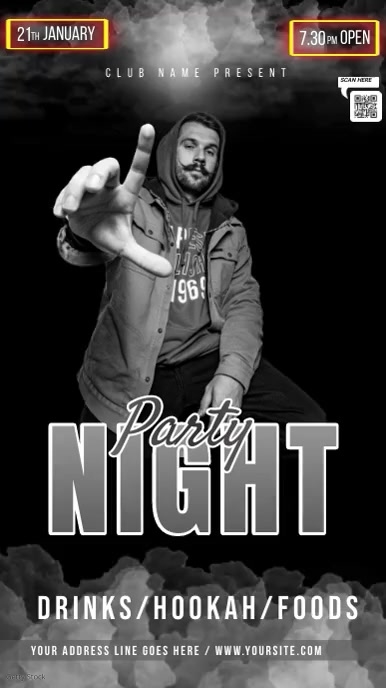 Night Party Video Template | PosterMyWall