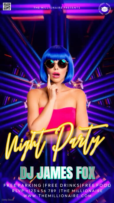 Plantilla de Night Party Video | PosterMyWall