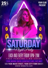 Retro Night Flyer Template | PosterMyWall