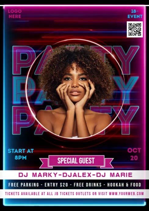 Copy of Night Party Video Template | PosterMyWall