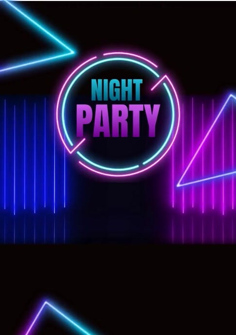 Night Party Video template | PosterMyWall