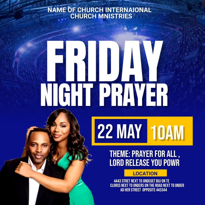 night prayer Template | PosterMyWall