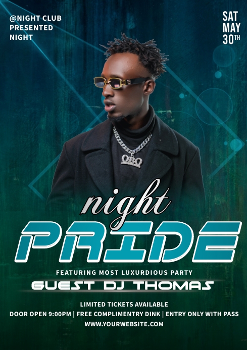 Night Pride Party Poster Template | PosterMyWall