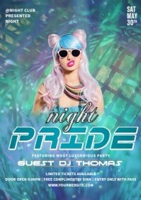 Night Pride Party Poster Template | PosterMyWall