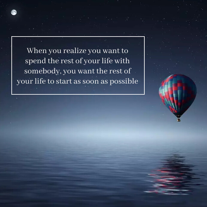 Night quote template | PosterMyWall