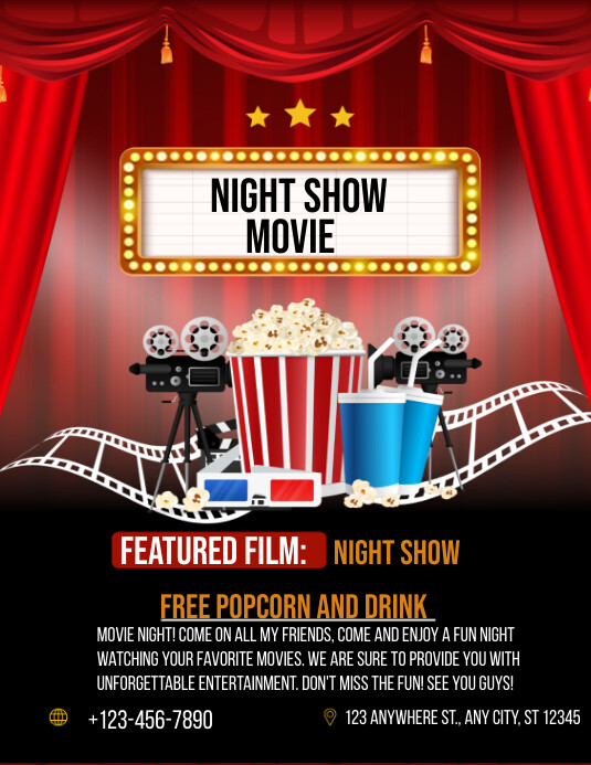 Copy of Night Show party | PosterMyWall