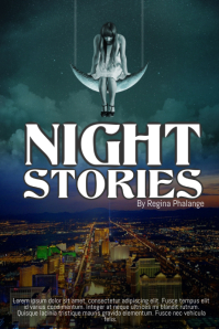 Night Stories Book Cover Template | PosterMyWall