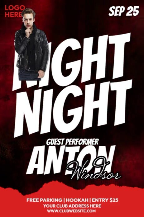 Night Urban Dj Template | PosterMyWall