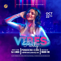 Night Vibe Party Ads Template | PosterMyWall
