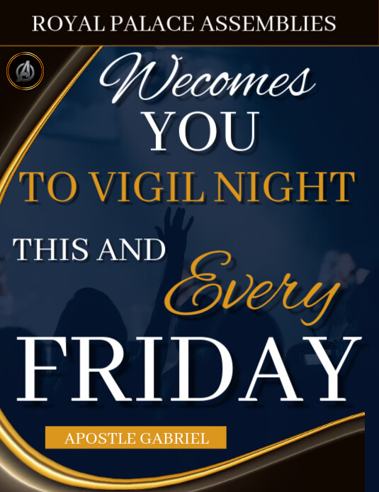 NIGHT VIGIL Template | PosterMyWall