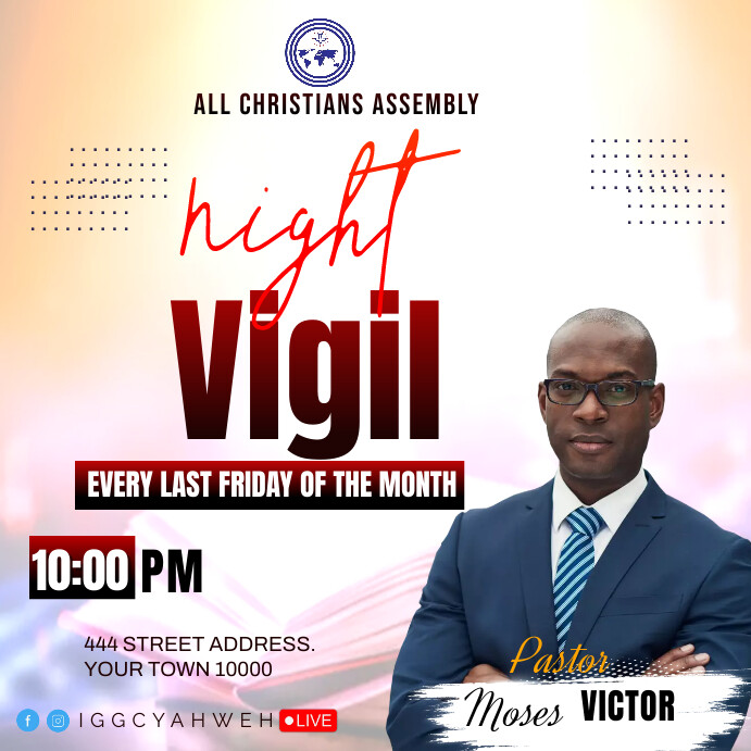 Copy of NIGHT VIGIL | PosterMyWall