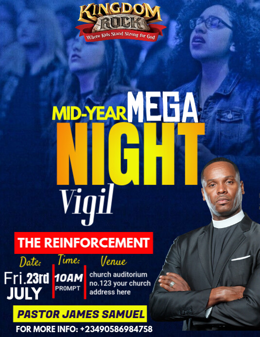 Copy of NIGHT VIGIL | PosterMyWall