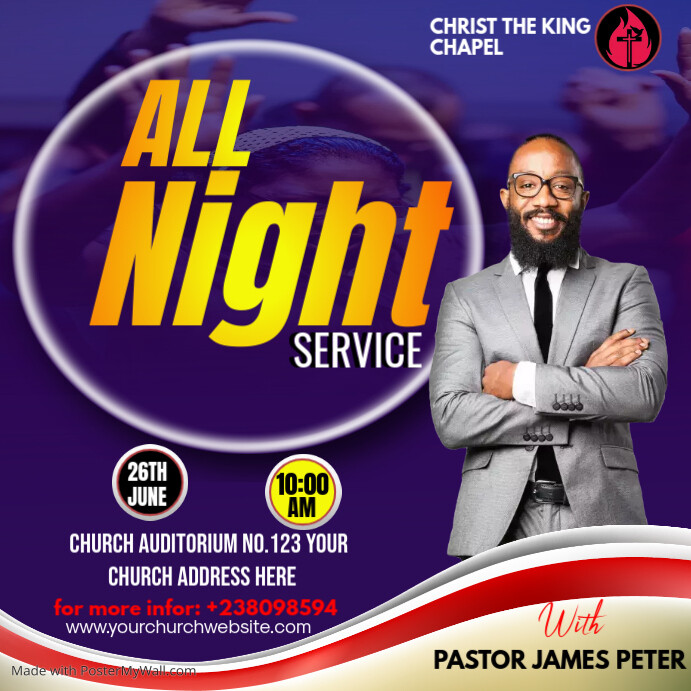 Copy of NIGHT VIGIL | PosterMyWall