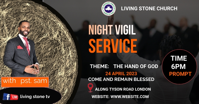 night vigil service Template | PosterMyWall