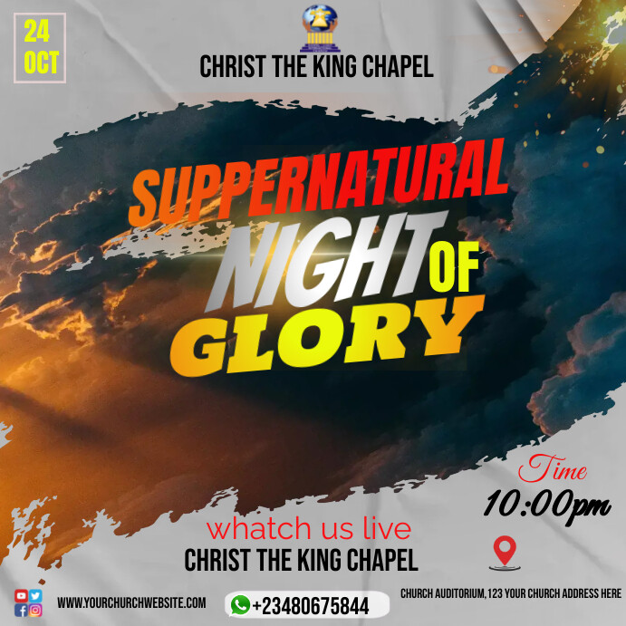 night vigil template (12) | PosterMyWall