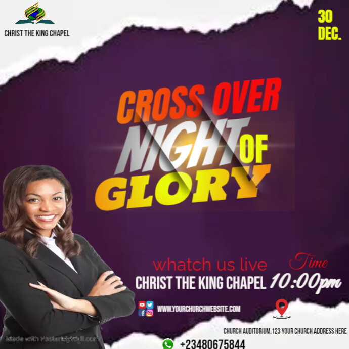 night vigil template (8) | PosterMyWall