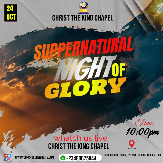 night vigil template | PosterMyWall