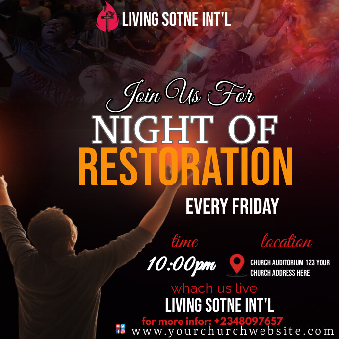 night vigil template | PosterMyWall