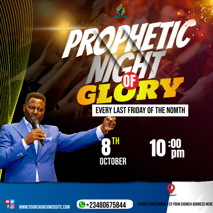 night vigil template | PosterMyWall