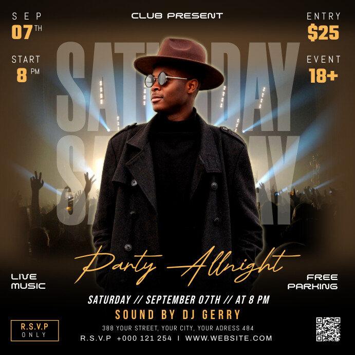 Nightclub Flyer Template | PosterMyWall