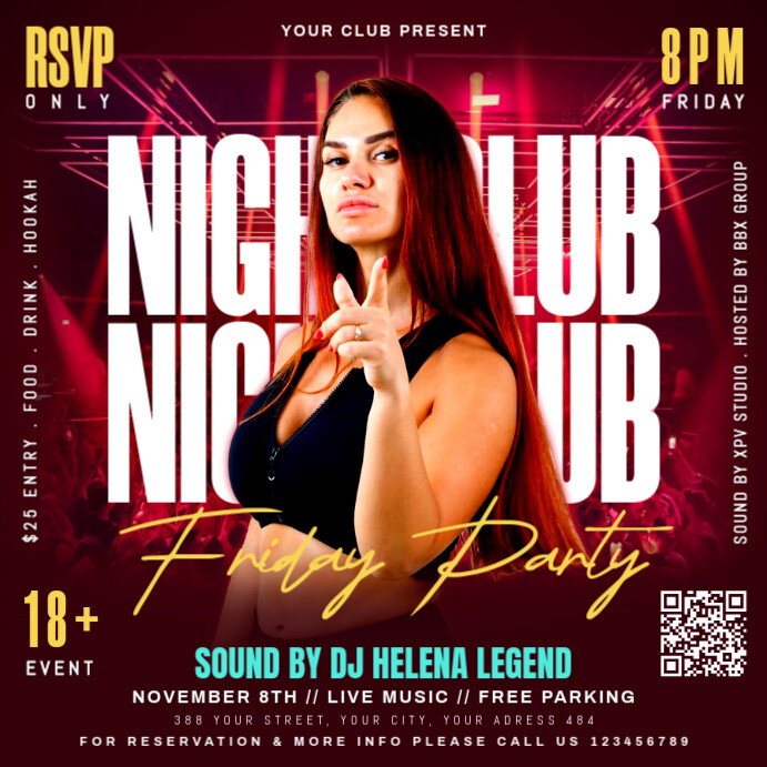 Nightclub Flyer Template | PosterMyWall