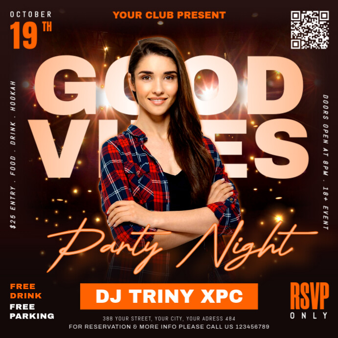 Nightclub Flyer Template | PosterMyWall