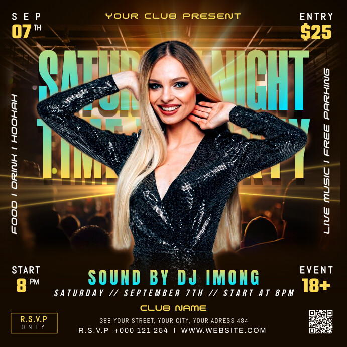 Nightclub Flyer Template | PosterMyWall