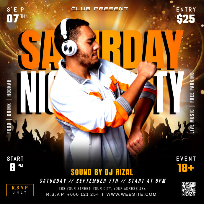 Nightclub Flyer Template | PosterMyWall