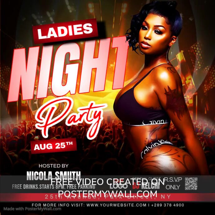 Plantilla de nightclub party flyer | PosterMyWall