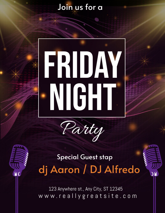 Nightclub Party Flyer Template | PosterMyWall