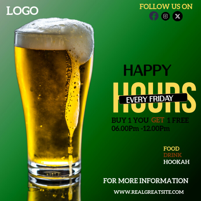 nightlife pub Template | PosterMyWall