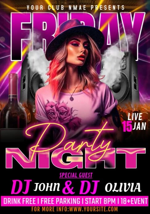 Copy of Nigth Party | PosterMyWall