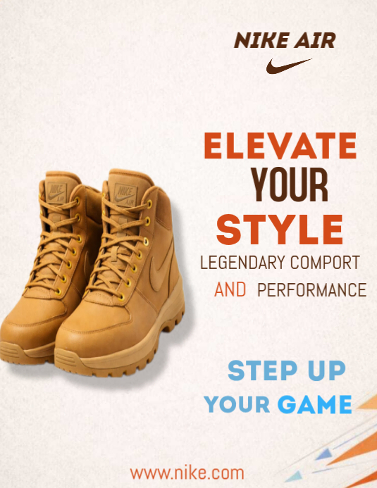 Nike sneakers Template | PosterMyWall